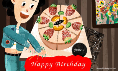 12 Happy Birthday Images Who Born On June 1